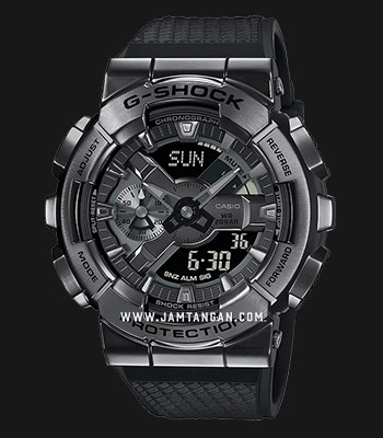 Casio G-Shock GM-110BB-1A GM-110BB-1ADR Digital Analog Dial Black Resin ...