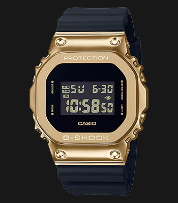 Casio G-Shock GM-5600G-9 GM-5600G-9DR Digital Dial Black Resin Strap ...