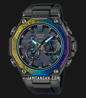 Casio G-Shock MT-G MTG-B2000YR-1A MTG-B2000YR-1ADR Big City Lights Tough Solar Men Black Dial ...