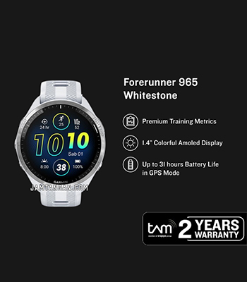 Garmin Forerunner 965 010-02809-81 Smartwatch Titanium Digital Dial ...