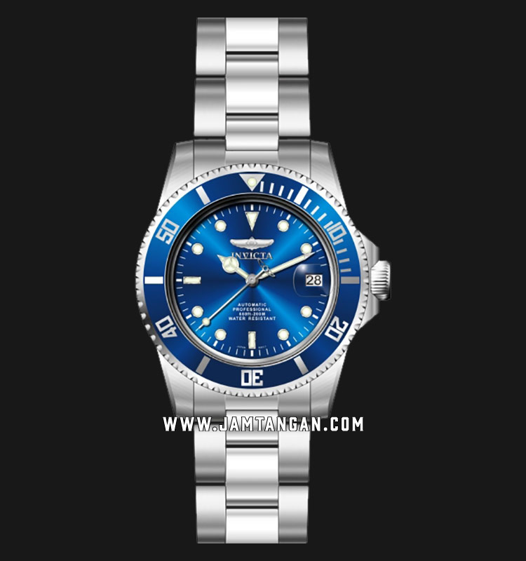 INVICTA Pro Diver 9094OB Automatic Blue Dial Stainless Steel Strap ...