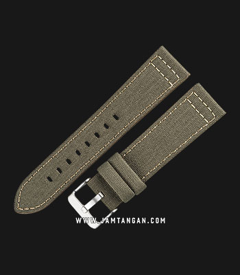 Strap Jam Tangan Martini I114003-22X20 22mm Forest Green Nylon - Silver ...