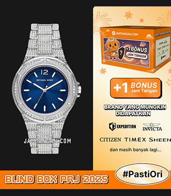 Michael Kors Lennox MK6990 Blue Dial Stainless Steel Strap | JAMTANGAN.COM