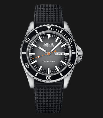 MIDO Ocean Star M026.830.17.081.00 Tribute Grey Gradient Dial Black ...