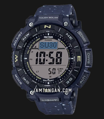 Casio Pro Trek PRG-340SC-2 PRG-340SC-2DR Climber Line Tough Solar Digital Dial Blue Navy ...
