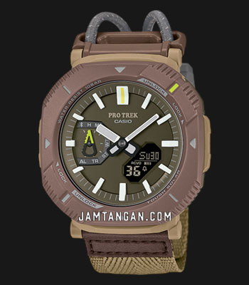 Casio Pro Trek PRJ-B001B-5 PRJ-B001B-5DR Tough Solar Digital Analog ...