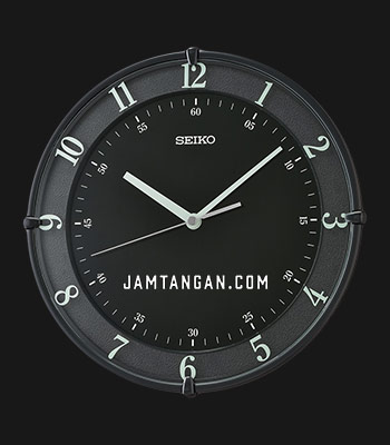Jam Dinding Seiko QXA805K 30.5cm Black Dial Round Case | JAMTANGAN.COM