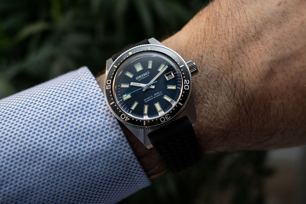 Seiko Prospex SLA043J1 The 1965 Divers Re-Creation Blue Dial Black ...