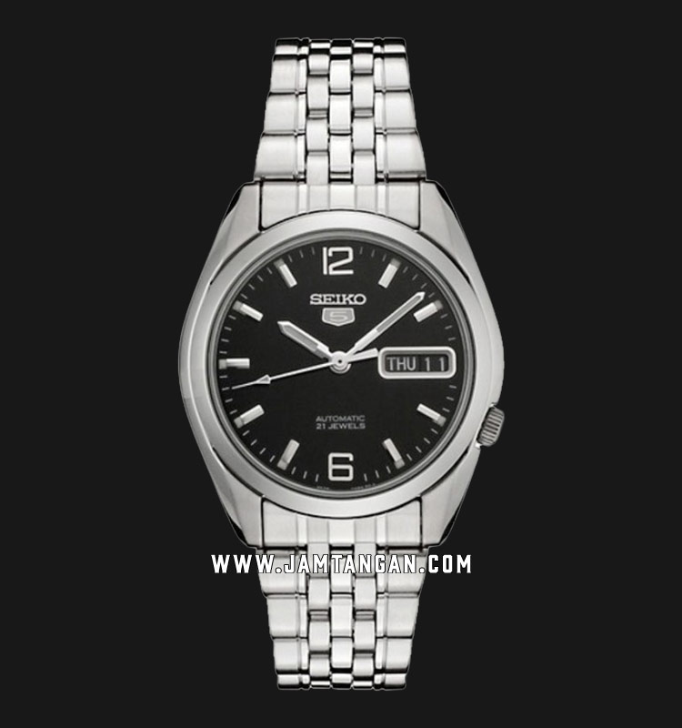Seiko 5 Sports SNK393K1 Automatic Black Dial Stainless Steel Strap ...