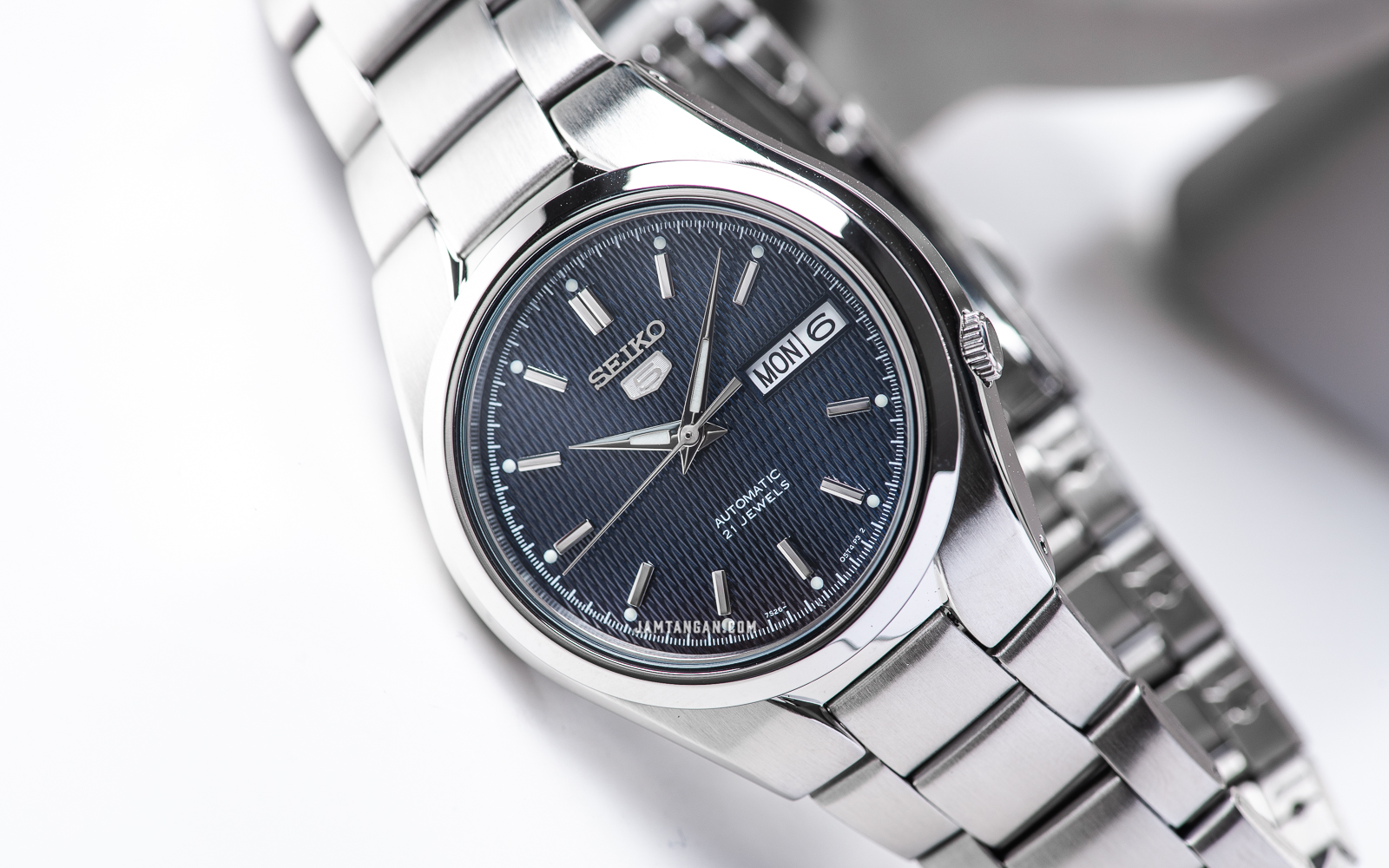 Seiko 5 Sports SNK603K1 Automatic Blue Pattern Dial Stainless Steel ...