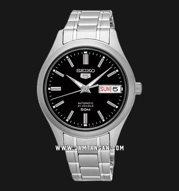 Seiko 5 Sports SNK883K1 Automatic Black Dial Stainless Steel Strap ...