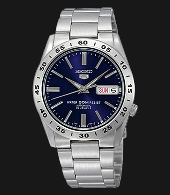 Seiko 5 SNKD99 SNKD99K1 Automatic Blue Dial Stainless Steel Strap ...