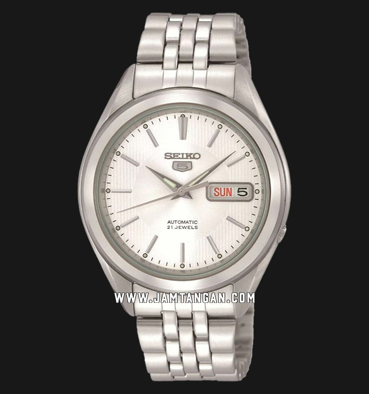 Seiko 5 Sports SNKL15K1 Automatic Silver Dial Stainless Steel Strap ...
