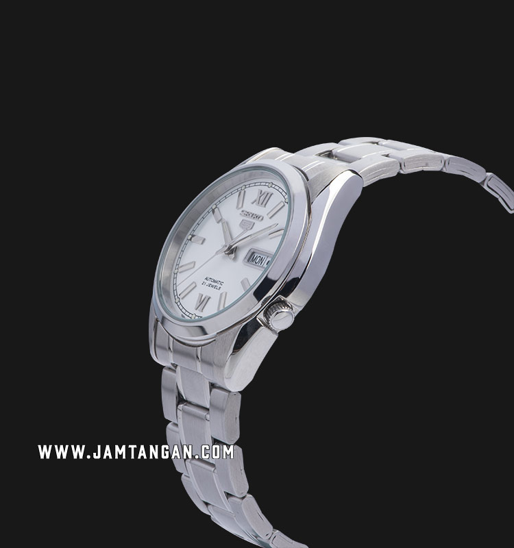 Seiko 5 Sports SNKL51K1 Automatic Silver Dial Stainless Steel Strap ...