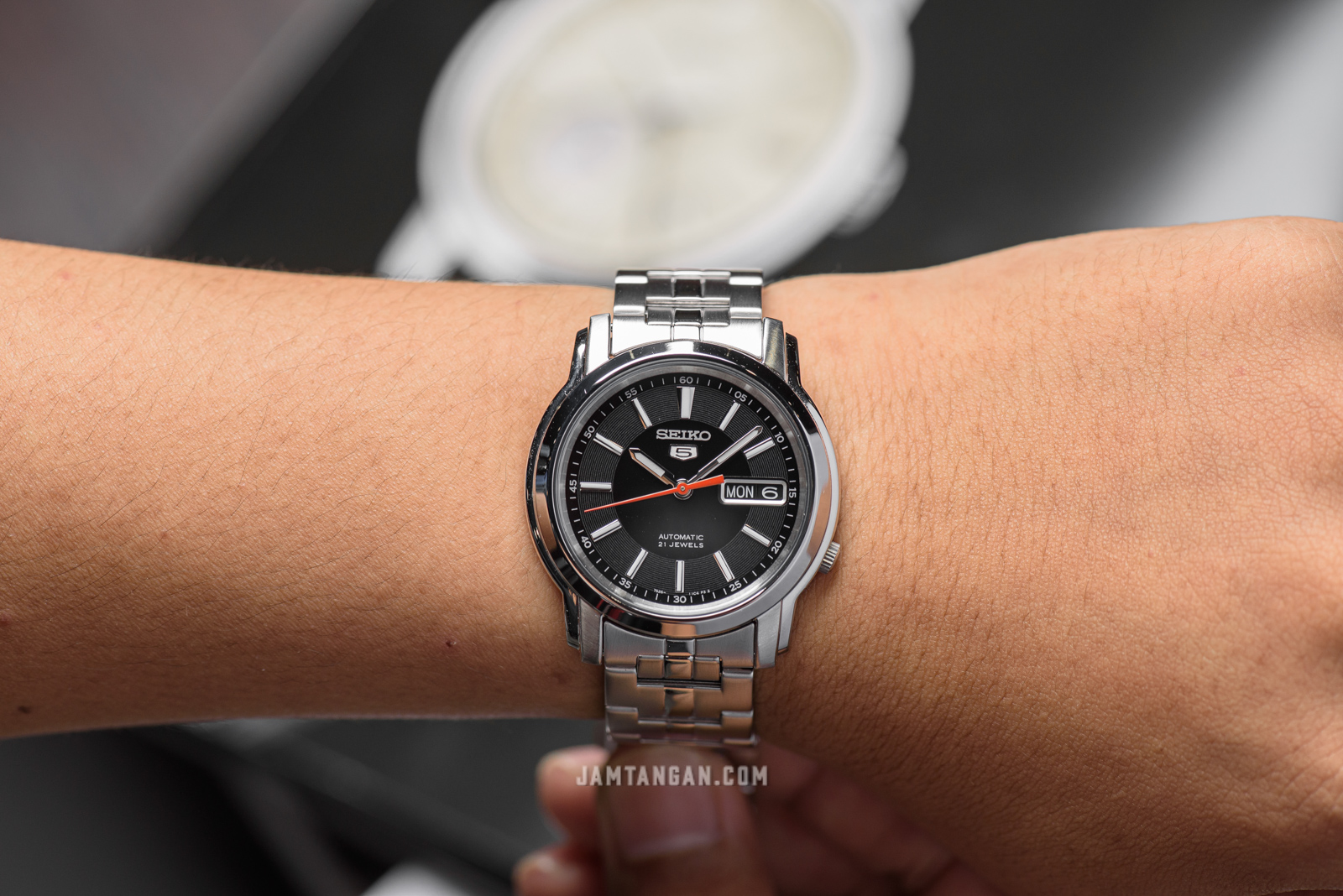 Seiko 5 Sports SNKL83K1 Automatic Black Dial Stainless Steel Strap ...