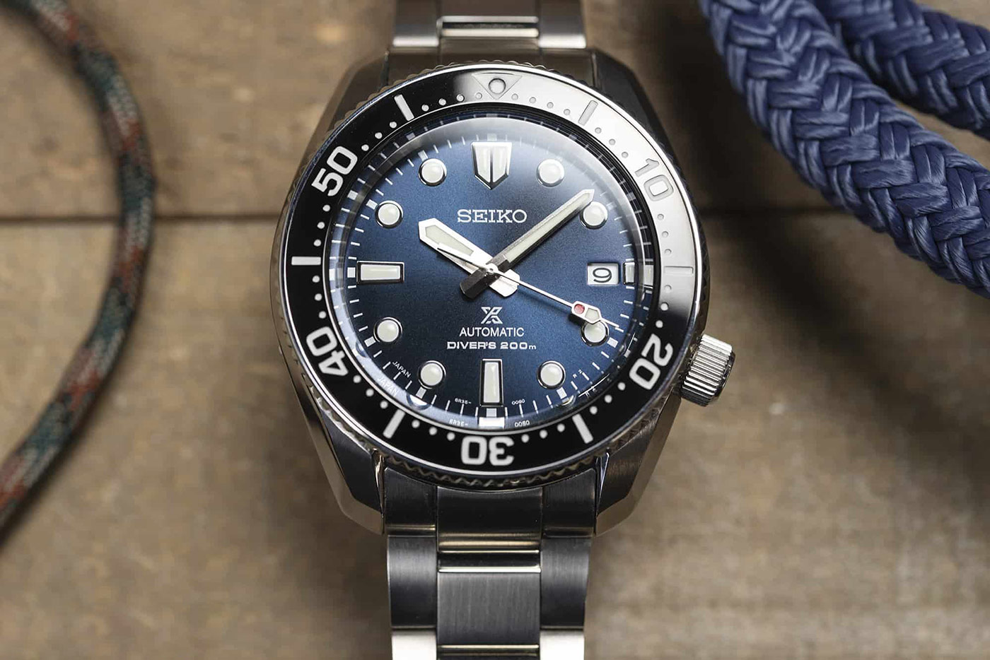 Seiko Prospex SPB187J1 Automatic Divers 200M Blue Dial Stainless Steel ...