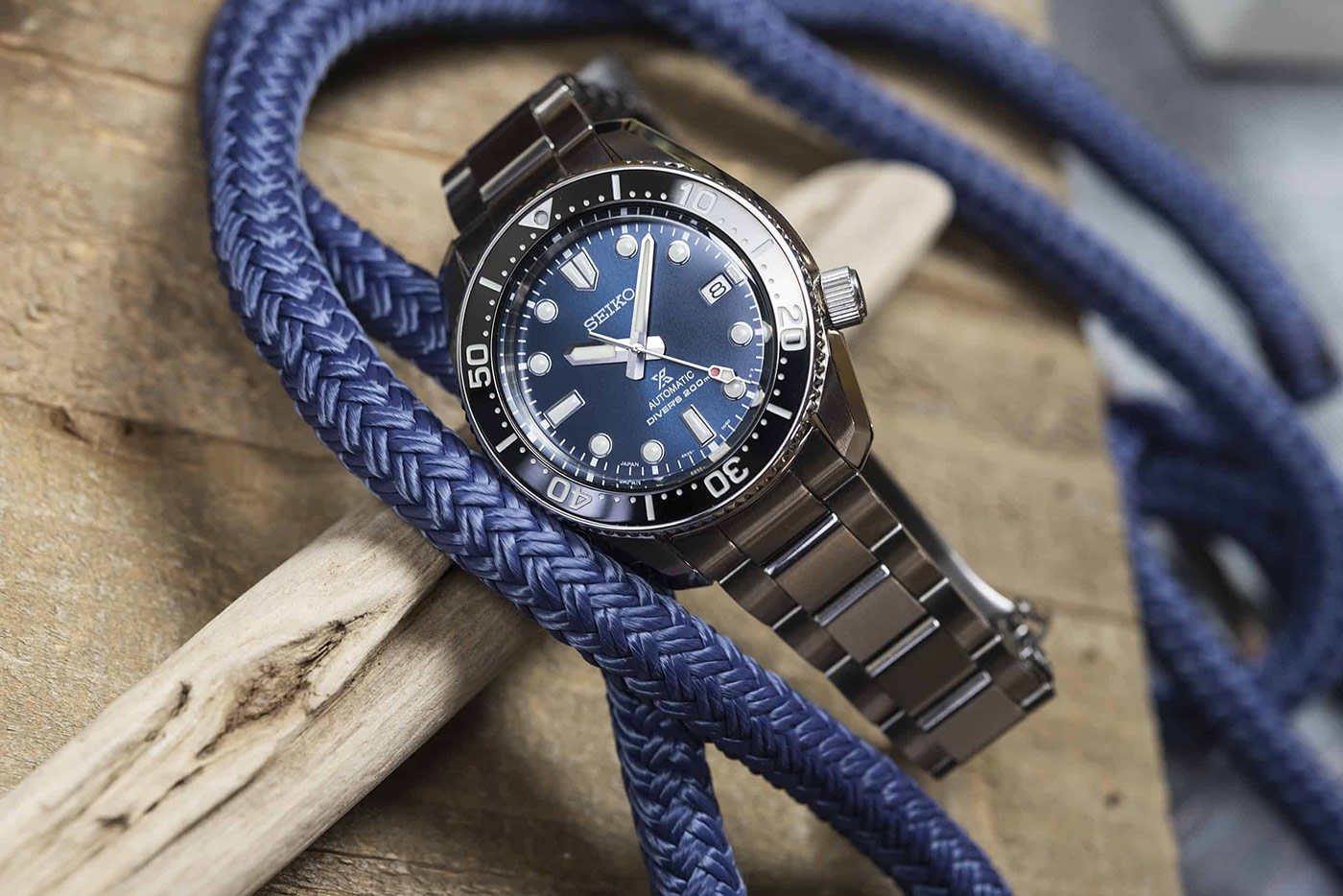 Seiko Prospex SPB187J1 Automatic Divers 200M Blue Dial Stainless Steel ...