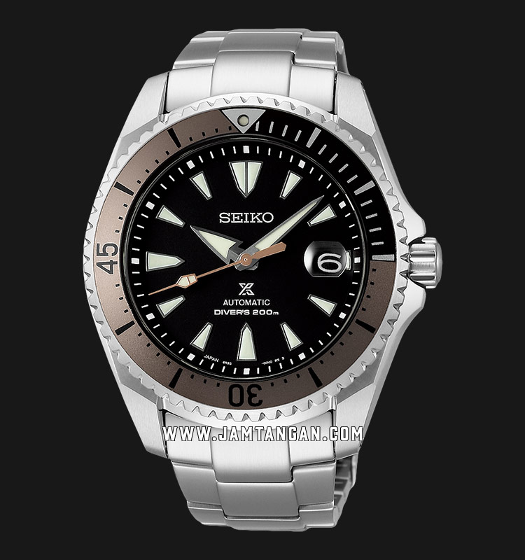 Seiko Prospex SPB189J1 Shogun Automatic Divers Black Dial Titanium ...