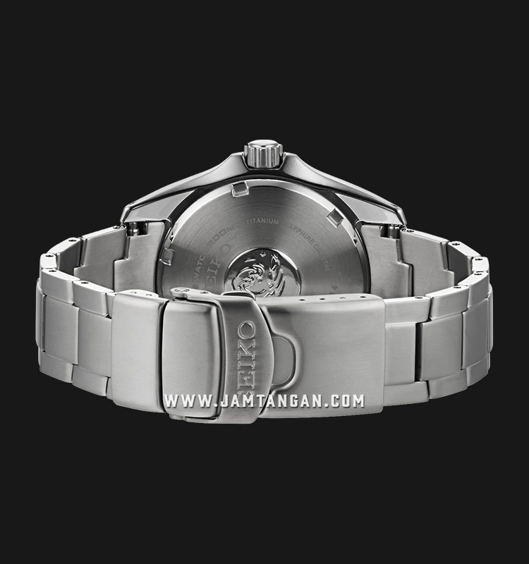 Seiko Prospex SPB189J1 Shogun Automatic Divers Black Dial Titanium ...