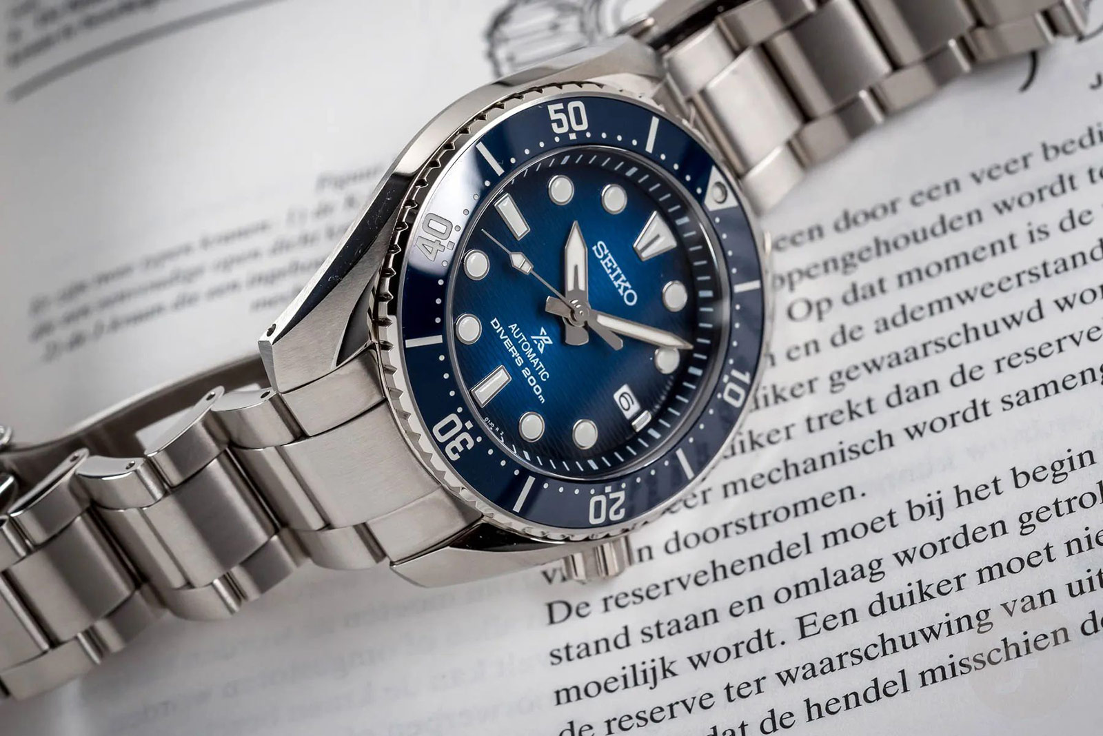Seiko Prospex SPB321J1 King Sumo Automatic Divers 200M Blue Dial ...