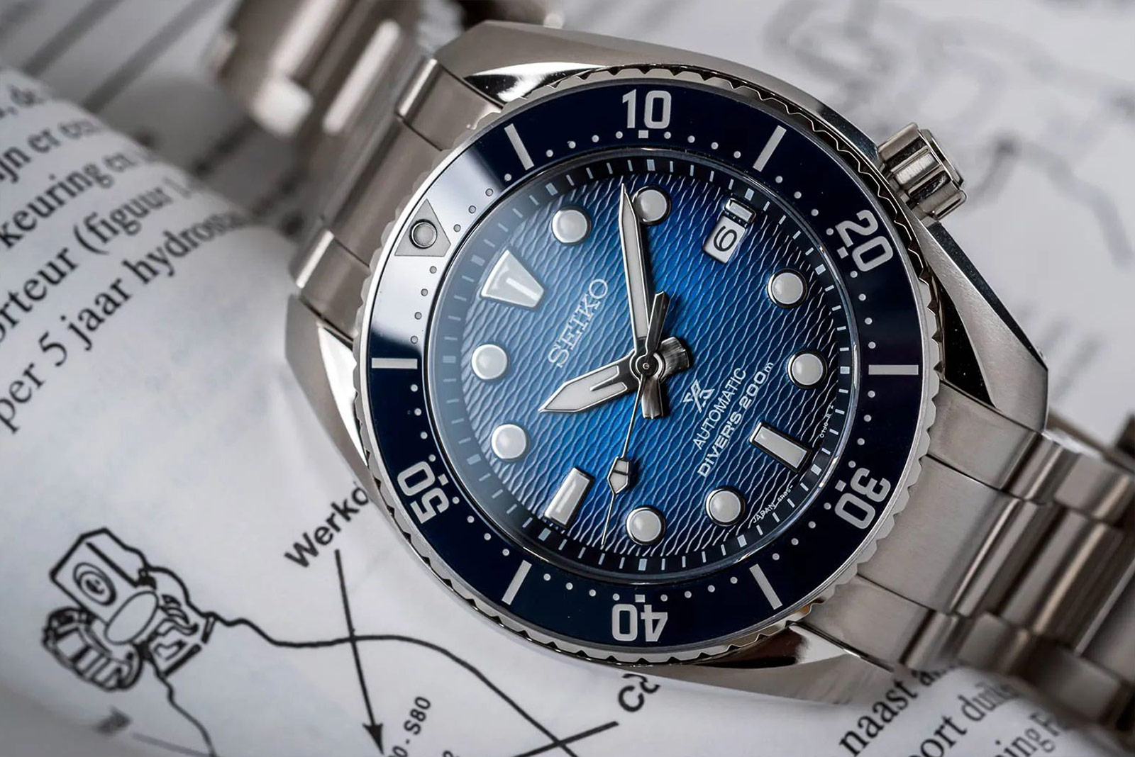 Seiko Prospex SPB321J1 King Sumo Automatic Divers 200M Blue Dial ...