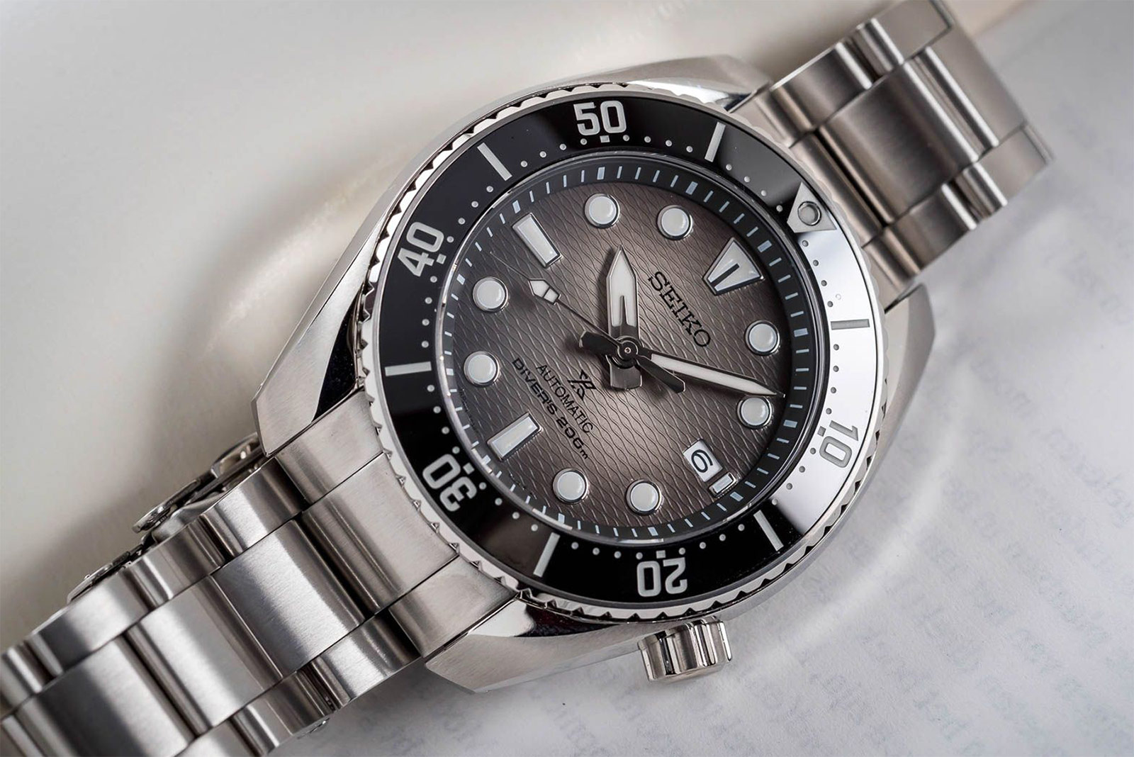 Seiko Prospex SPB323J1 King Sumo Automatic Divers 200M Grey Dial ...