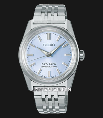 Seiko King Seiko SPB457 SPB457J1 Automatic KSK Saxe Blue Dial Stainless ...