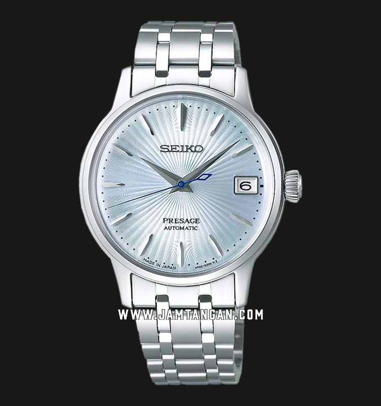 Seiko Presage SRP841J1 Sky Diving Automatic Light Blue Dial Stainless ...