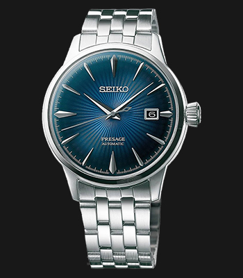 Seiko Presage SRPB41 SRPB41J1 Cocktail Time Blue Moon Blue Gradation ...