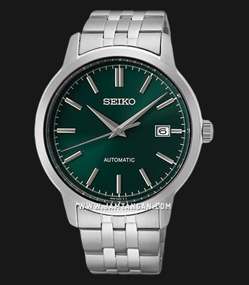 Seiko Classic SRPH89 SRPH89K1 Discover More Green Dial Stainless Steel ...
