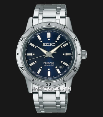 Seiko Presage SRPL07 SRPL07J1 Style60s Elegant Yet Rugged Dark Blue ...