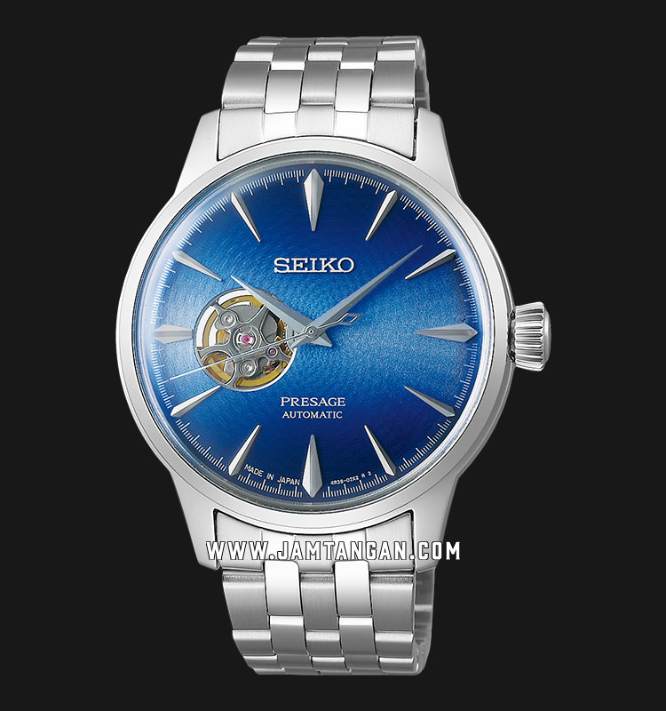 Seiko Presage SSA439J1 Cocktail Automatic Open Heart Blue Gradation ...