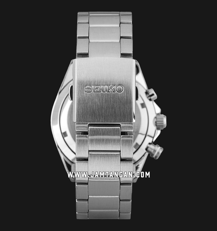 Seiko Chronograph SSB397P1 Discover More Men Black Dial Stainless Steel ...