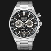 Seiko Chronograph SSB397P1 Discover More Men Black Dial Stainless Steel ...