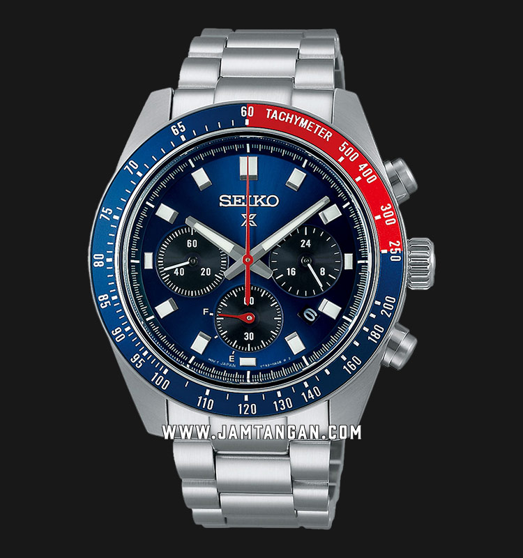 Seiko Prospex SSC913P1 Speedtimer Solar Chronograph Blue Dial Stainless ...