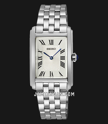 Seiko Ladies SWR083 SWR083P1 White Dial Stainless Steel Strap ...