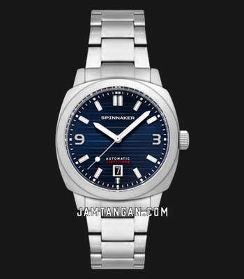 Spinnaker Hull SP-5073-22 Riviera Aegean Blue Dial Stainless Steel ...