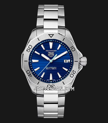 TAG Heuer Aquaracer WBP1113.BA0000 Professional 200 Solargraph Blue ...