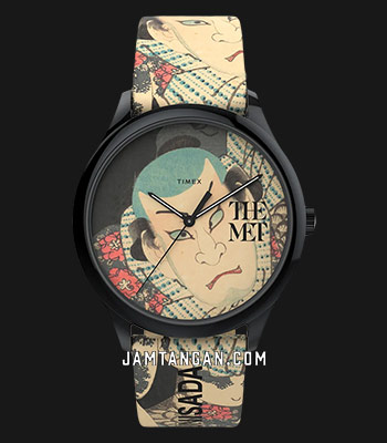 Timex X The Met Kunisada TW2W25000 Multicolour Dial Multicolour Leather ...