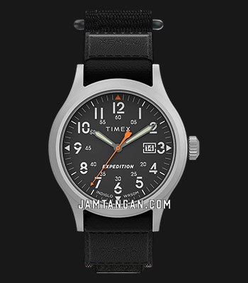 Timex Expedition TW4B29600 Men Scout Black Dial Black Fabric Strap ...