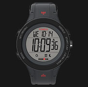 Timex Ironman TW5M48900 T200 Chronograph Digital Dial Black Silicone ...