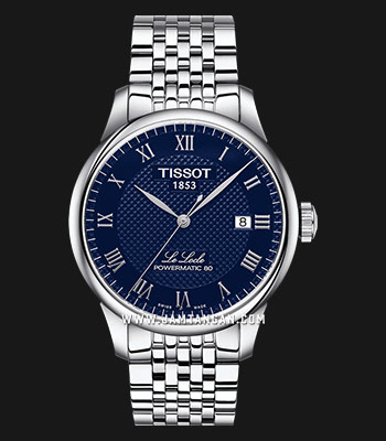 Tissot Le Locle Powermatic 80 39.3mm T-Classic T006.407.11.043.00 Blue ...
