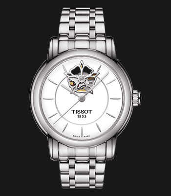 Tissot Lady Heart Powermatic 80 35mm T-Lady T050.207.11.011.04 White ...
